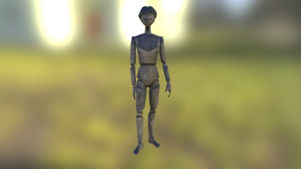 Wooden Dummy - 3D model by cookingmamut [3a985c5] - Sketchfab