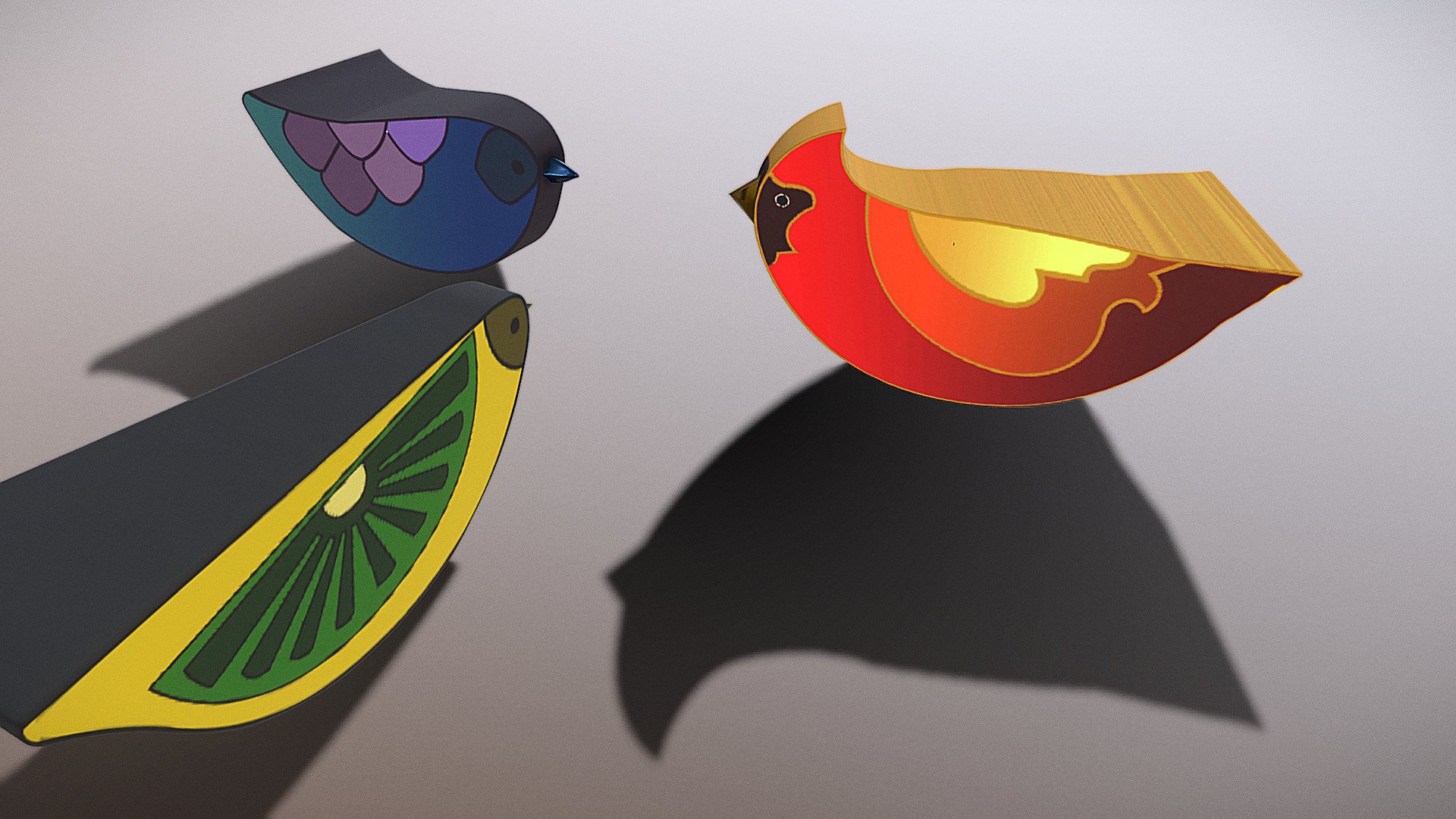 Backyard Bird Conversations - 3D model by Peter Katz (@peterkatz ...