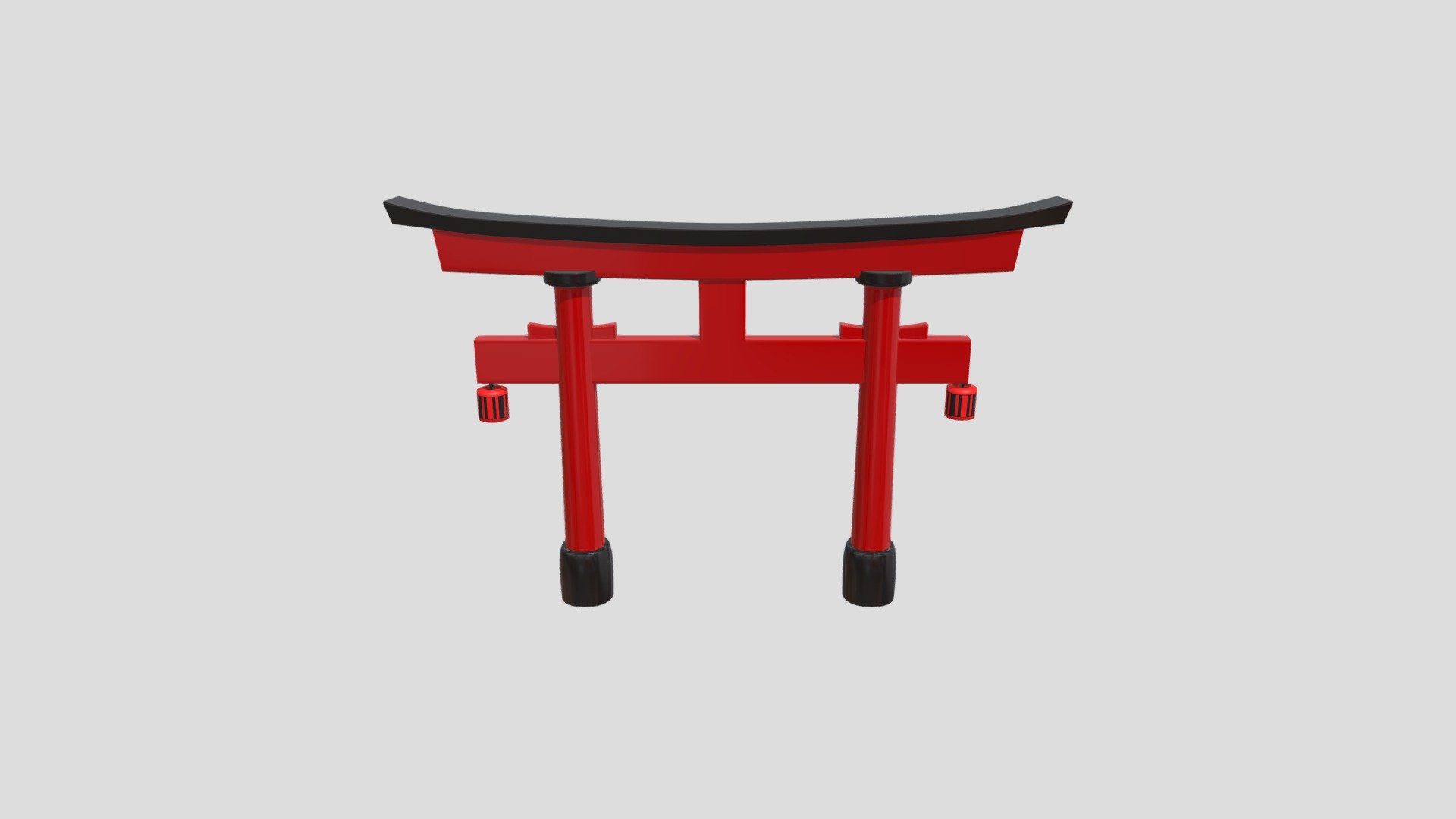 Shinto Gate - 3D model by elias.freij [3a99a3f] - Sketchfab
