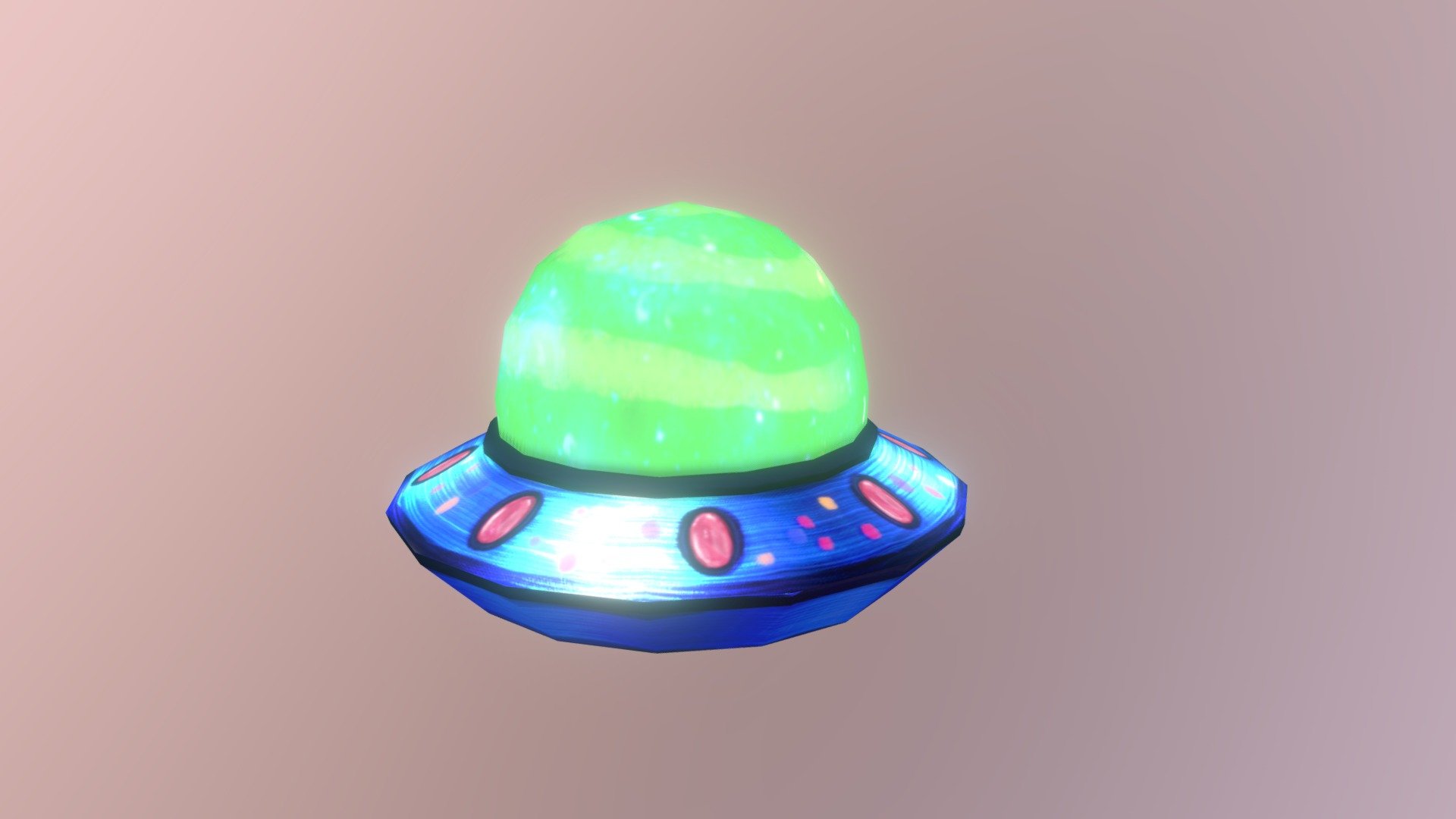 UFO - 3D model by mathew1 [3a9bb36] - Sketchfab
