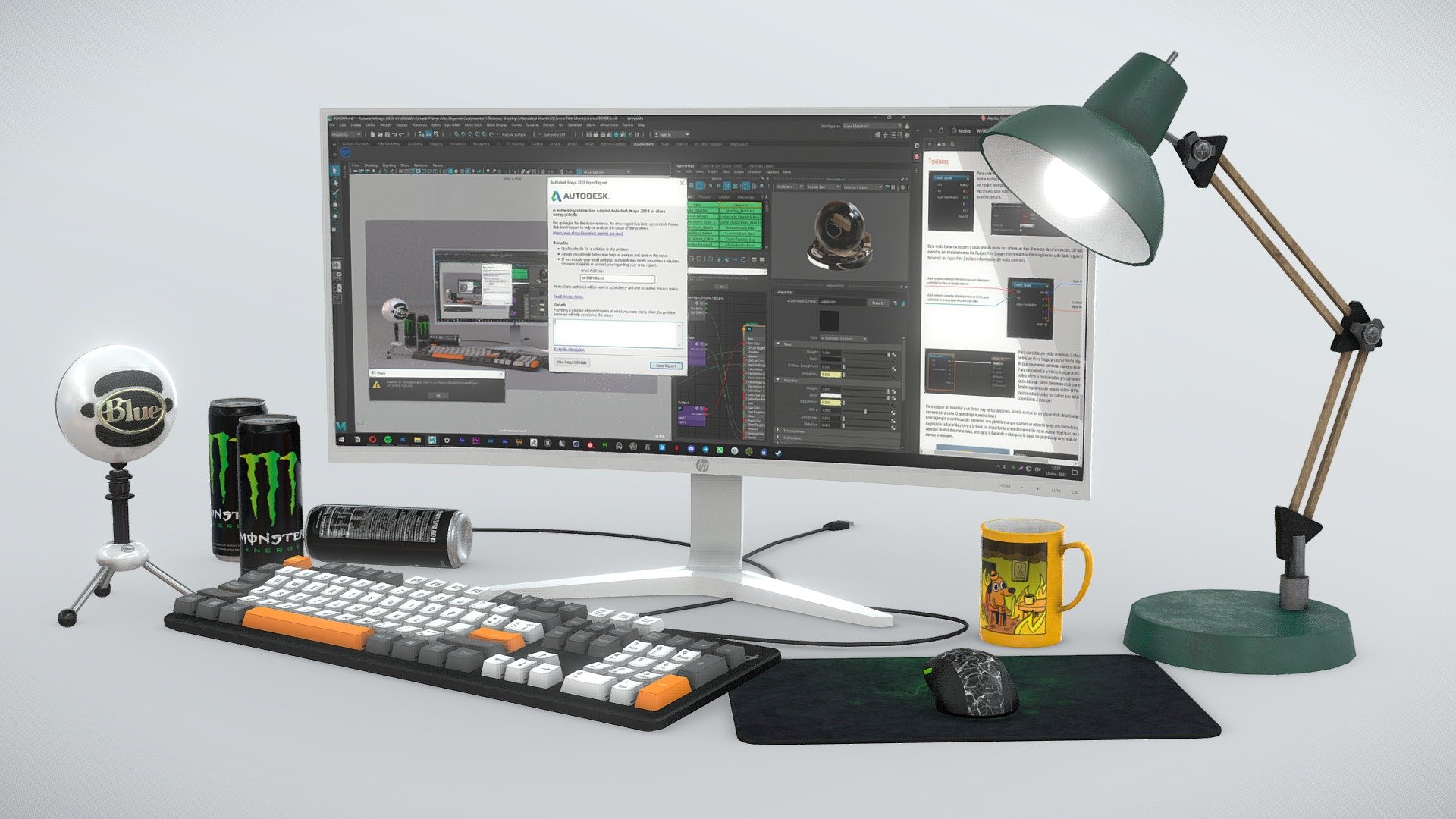 Still Life - Naturaleza Muerta - 3D model by Nicolas Piva (@NicolasPiva ...