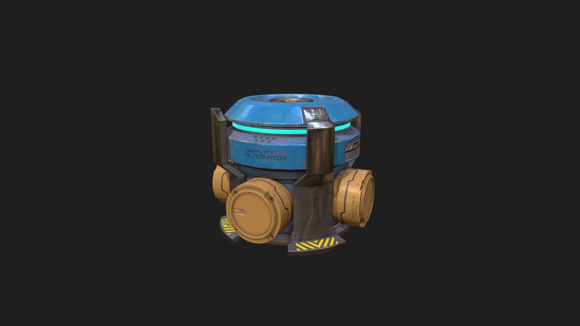 Sci-Fi Prop Gravity Alternating Device - 3D model by Billykid [3a9e237 ...