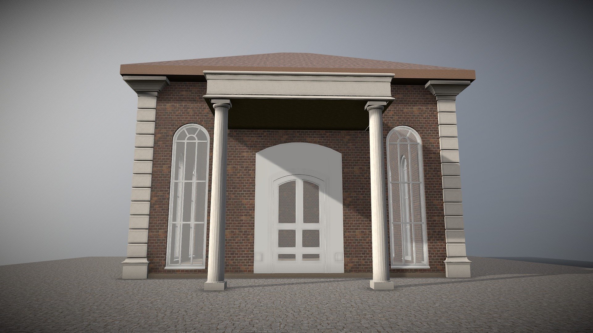 Vintage building - Buy Royalty Free 3D model by Jinda (@jindaarch ...