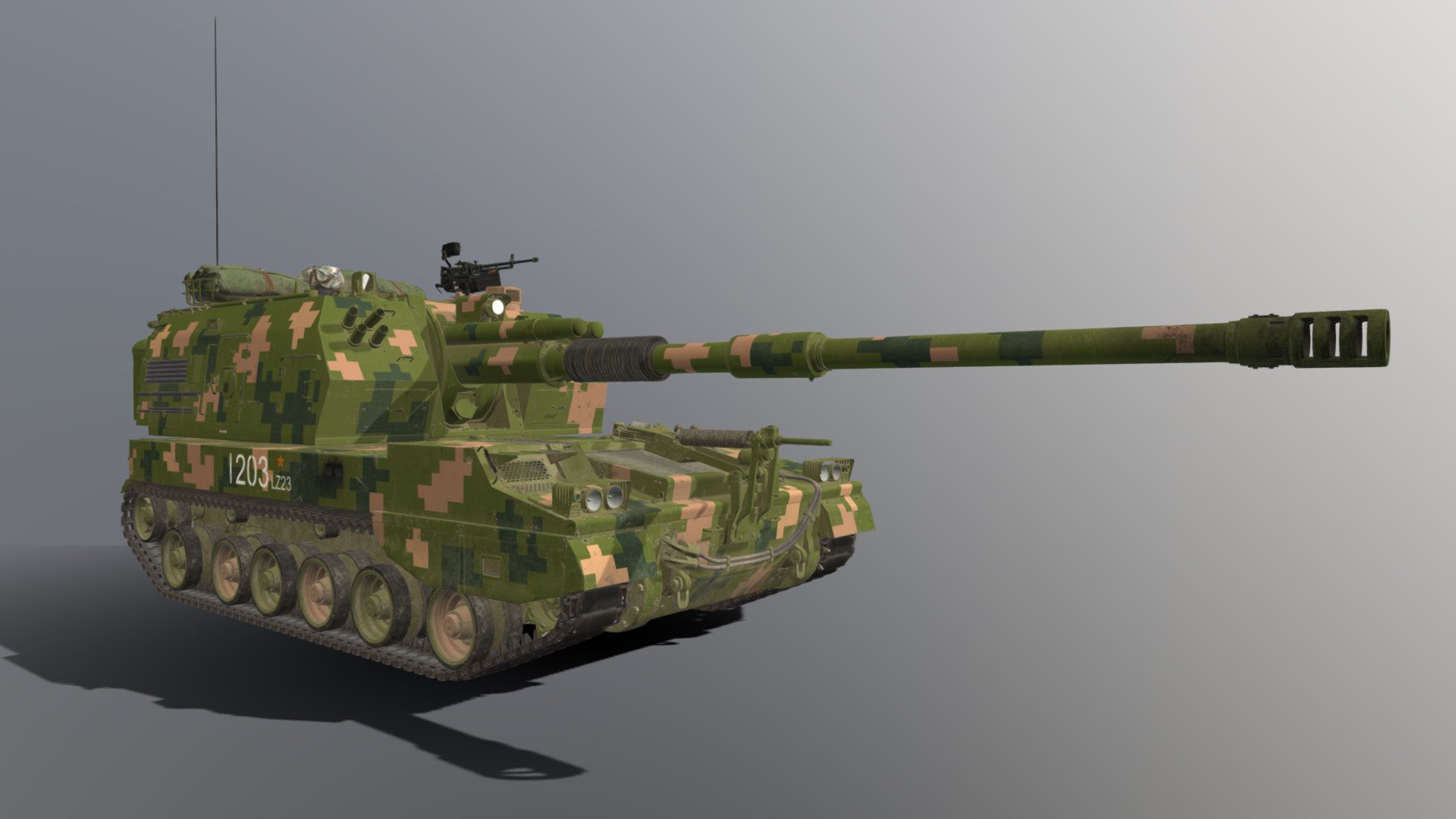 Chinese PLZ-05 - Download Free 3D model by 42manako [3a9fc64] - Sketchfab