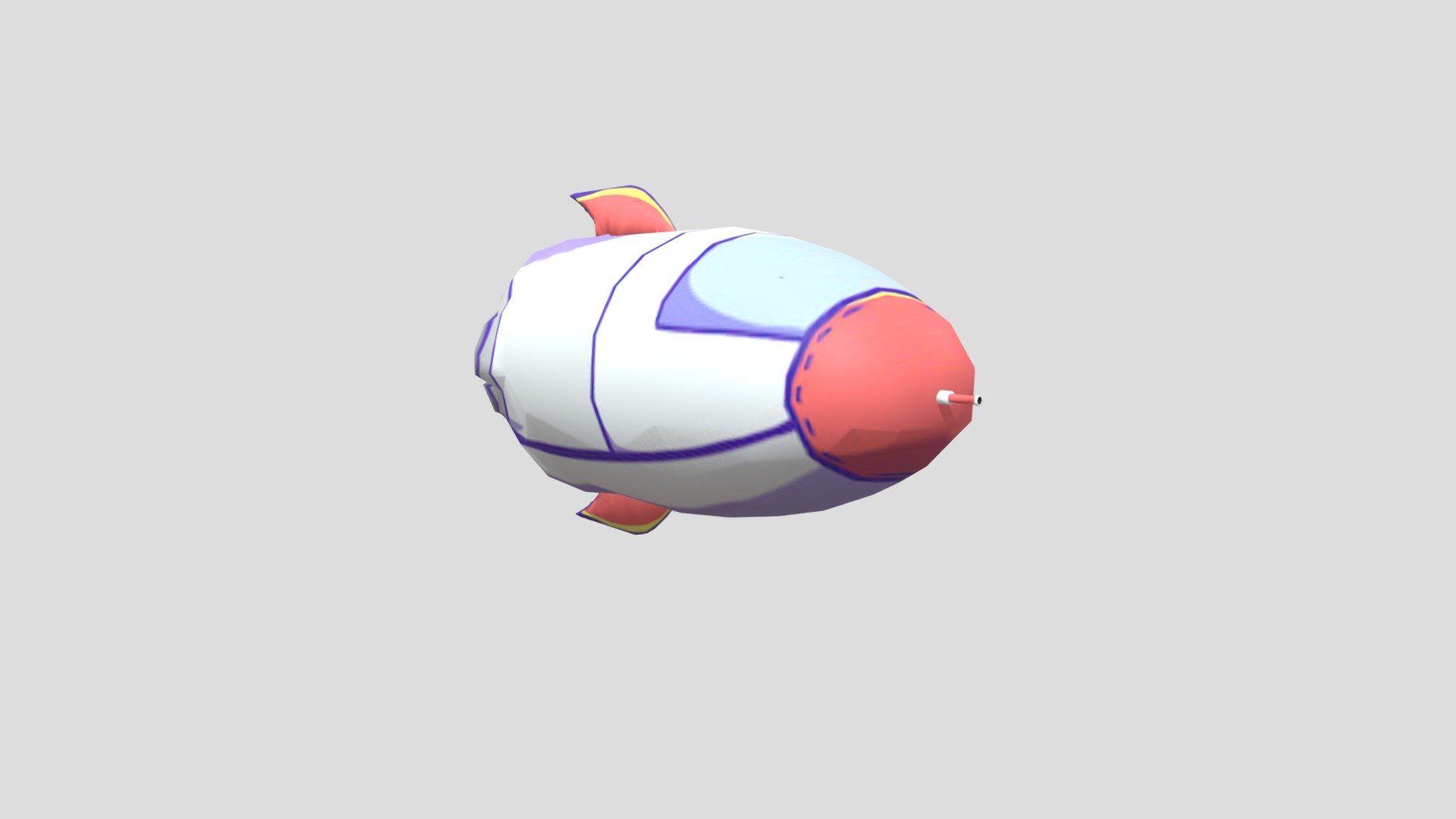 Cartoon Spaceship - Download Free 3D model by Sba Stuff (@sbastuff ...
