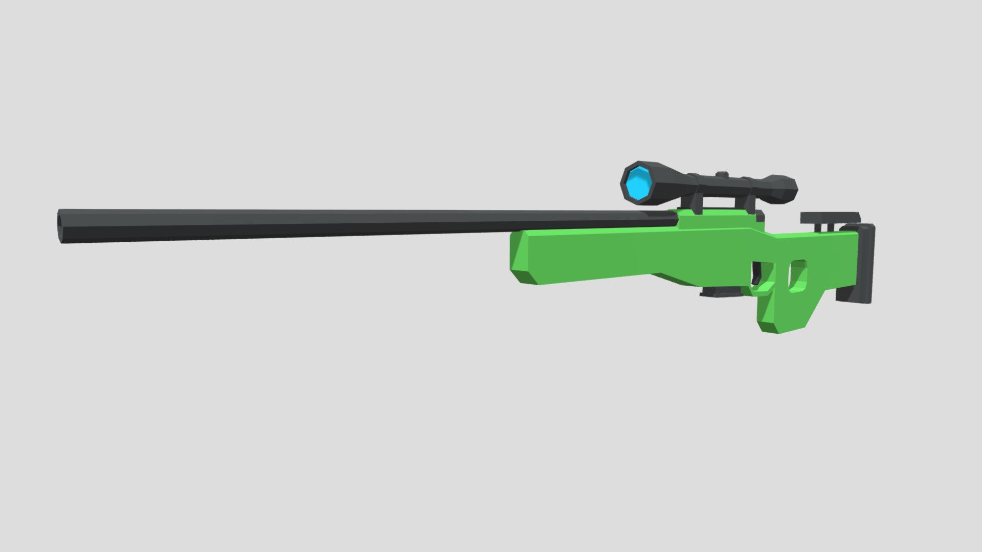 Low Poly Sniper - Download Free 3D model by Poly Elina (@poly_elina ...