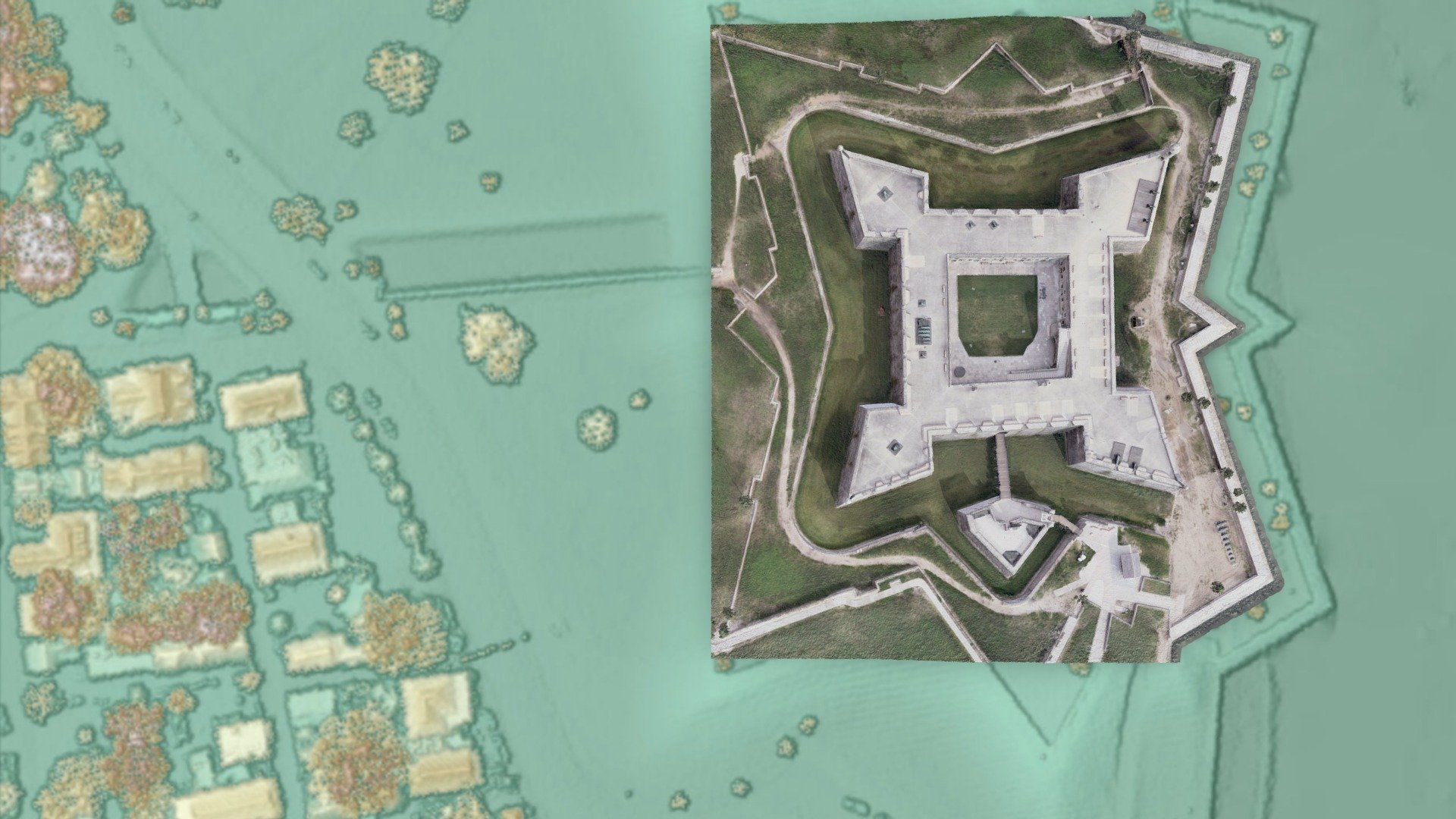 Castillo de San Marco National Monument - 3D model by University of ...