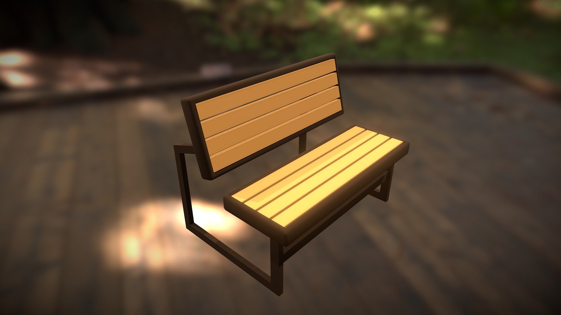 NovRender 20 - Bench - 3D model by Xirion11 [3aa467d] - Sketchfab