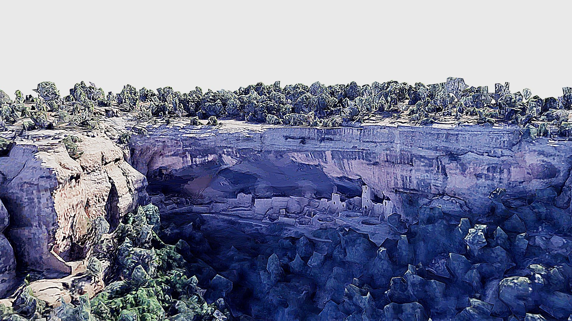 Cliff Palace,mesa verde,scan,map - 3D model by SENSIET (@asensio ...