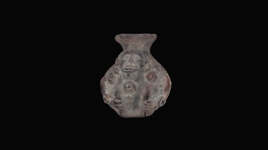 Monte Albán Vase - 3D model by rtrachman [3aa6485] - Sketchfab