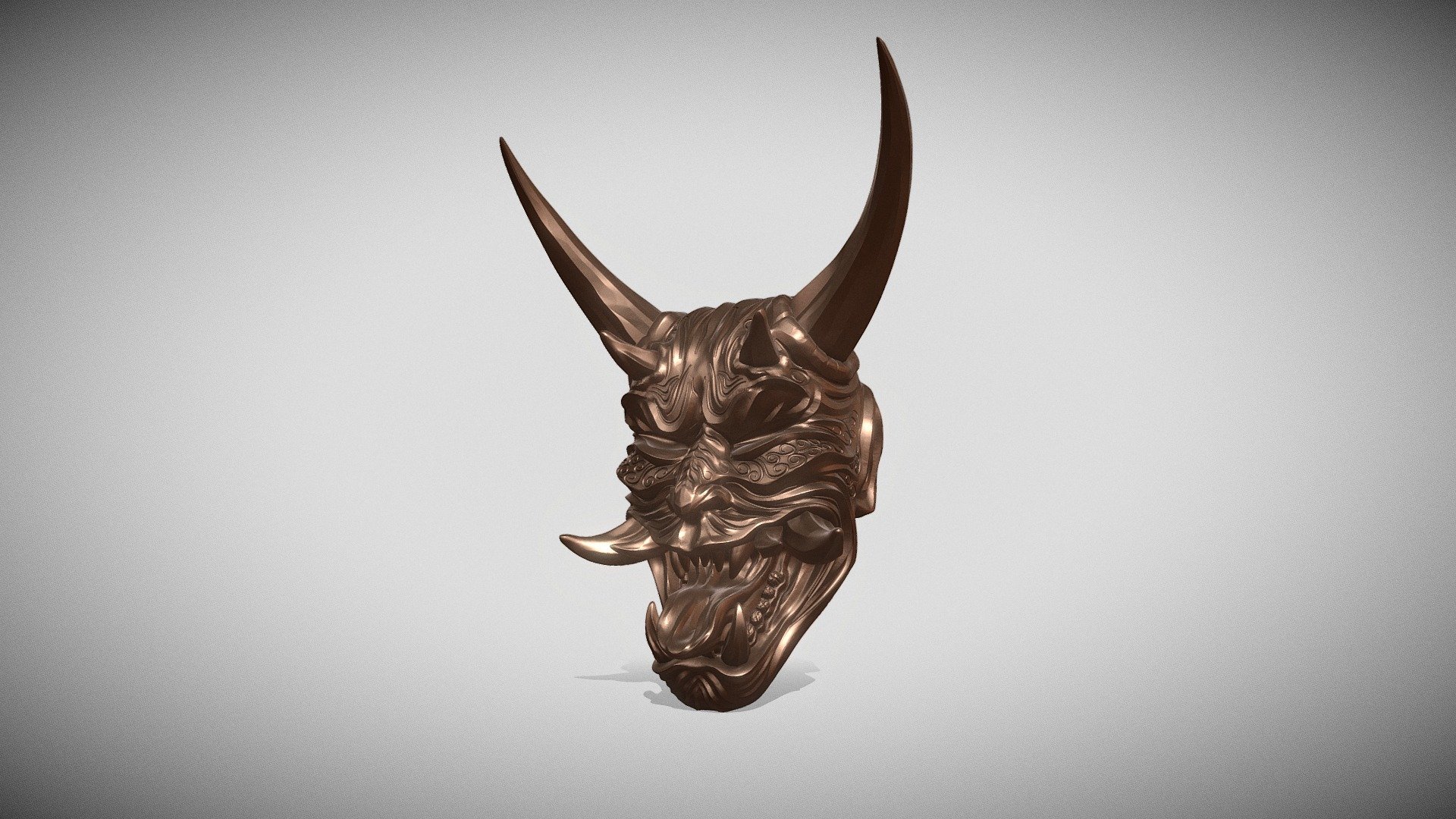 Samurai hannya mask - Buy Royalty Free 3D model by spartankaKst ...