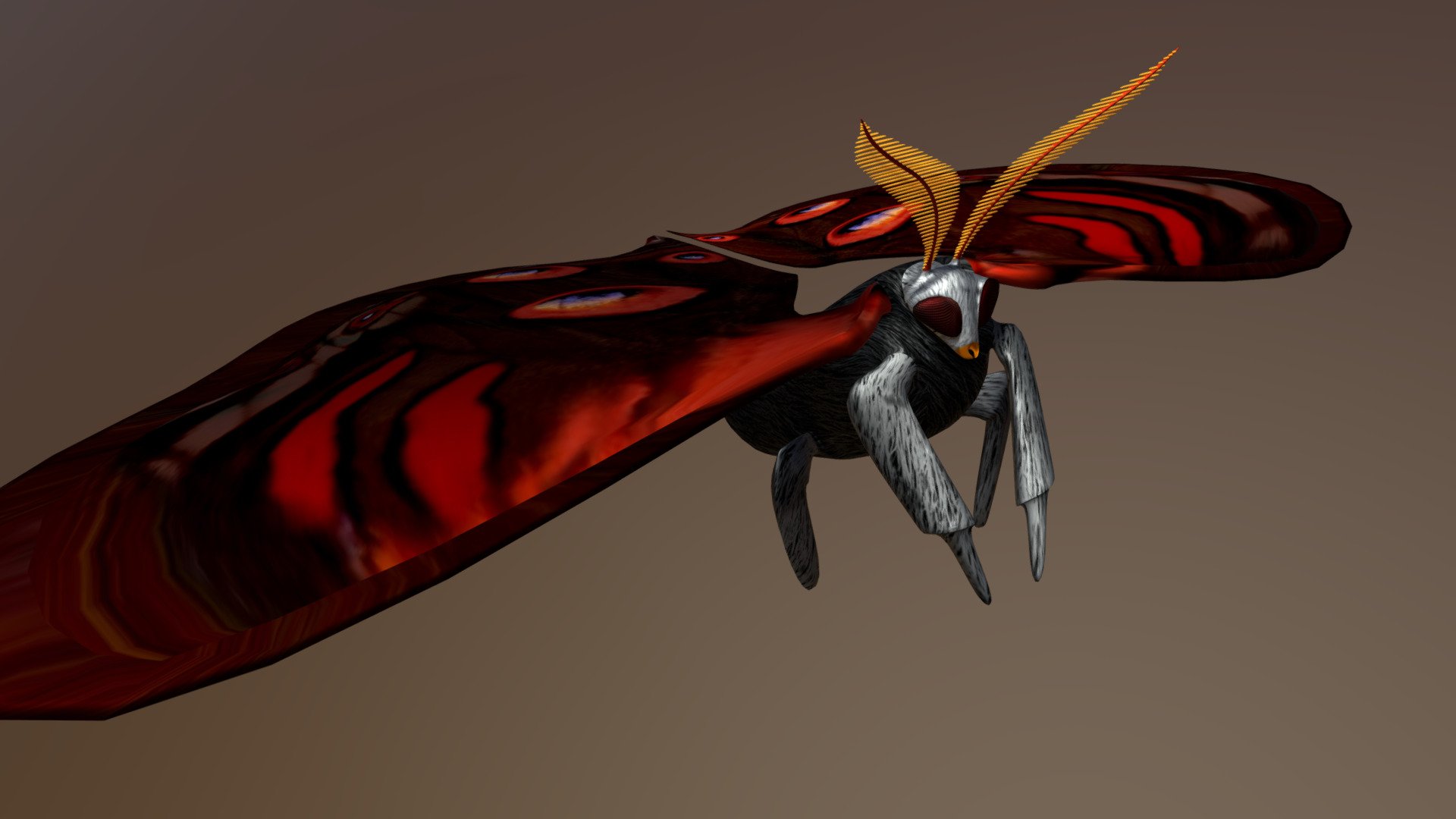 Moth King - 3D model by benediktorn [3aa76ae] - Sketchfab