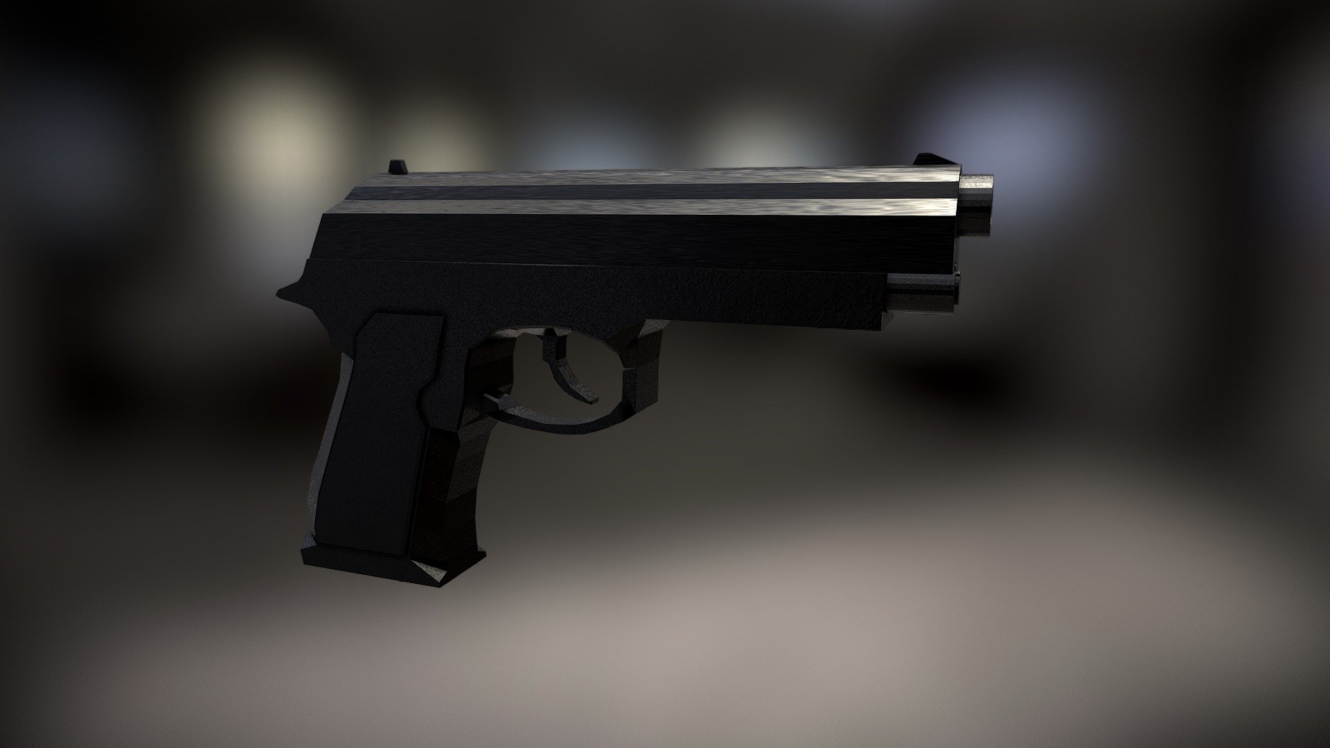 Pistol [LowPoly] - Download Free 3D model by DireXus [3aac6b0] - Sketchfab