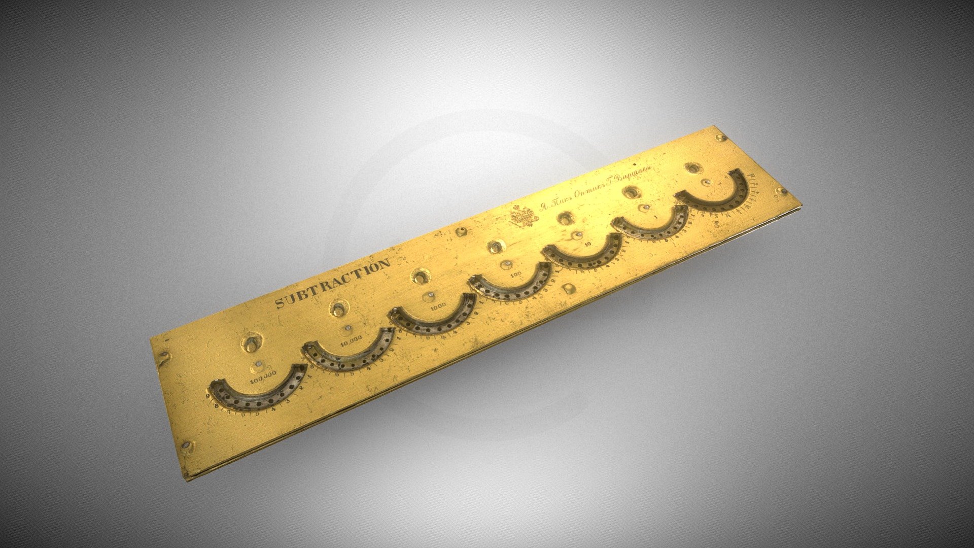 Arithmometer - Download Free 3D model by Virtual Museums of Małopolska ...