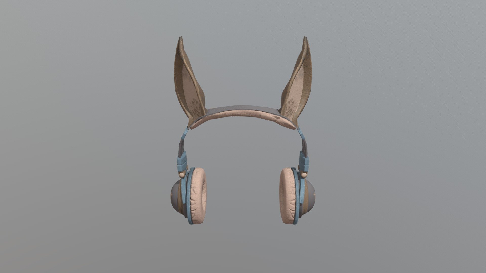 headphone with deer ear (lowpole) - Download Free 3D model by hasp ...