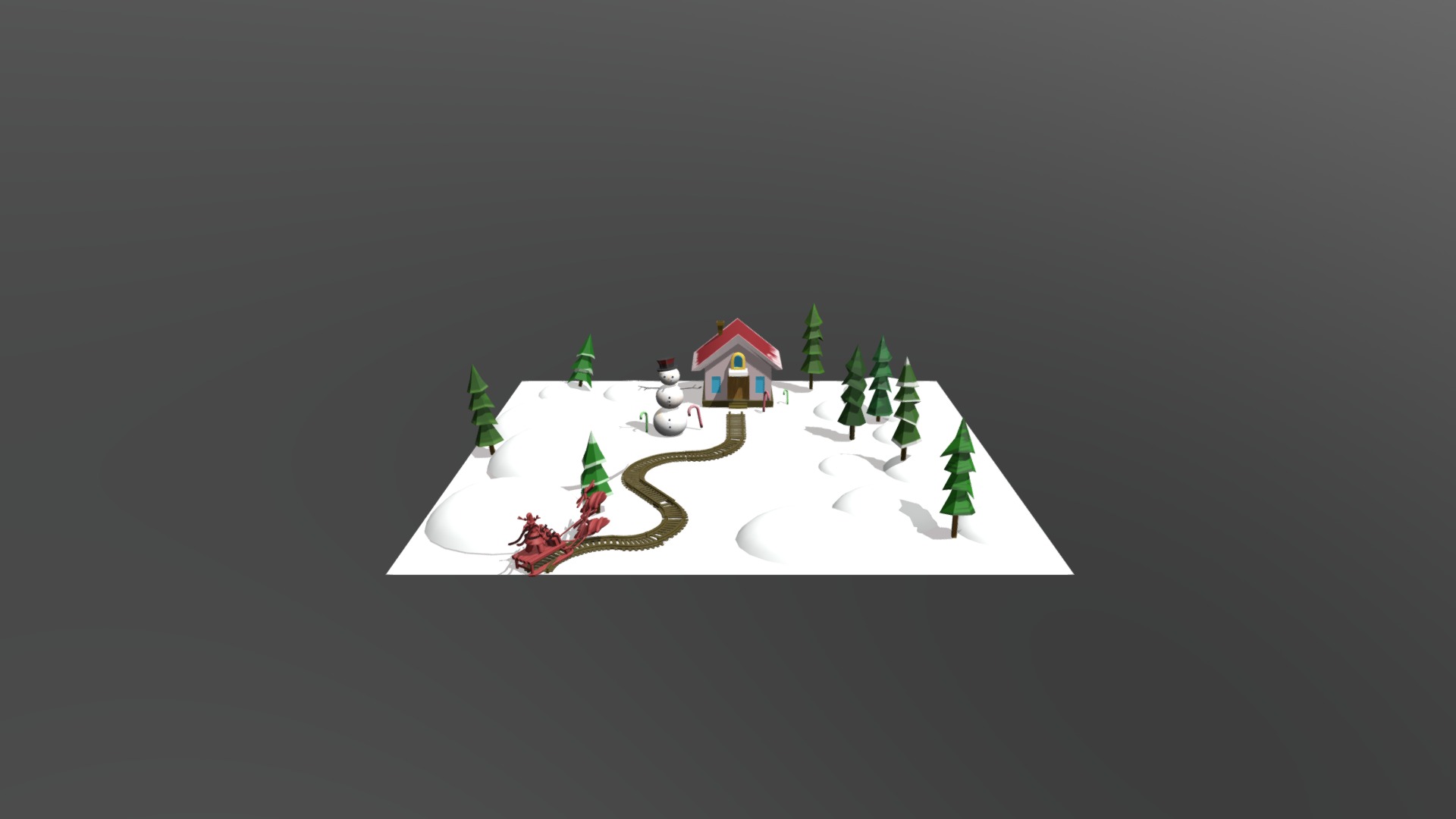 KNB127 A2 SNOW scence - 3D model by n9883142 [3aae5d8] - Sketchfab