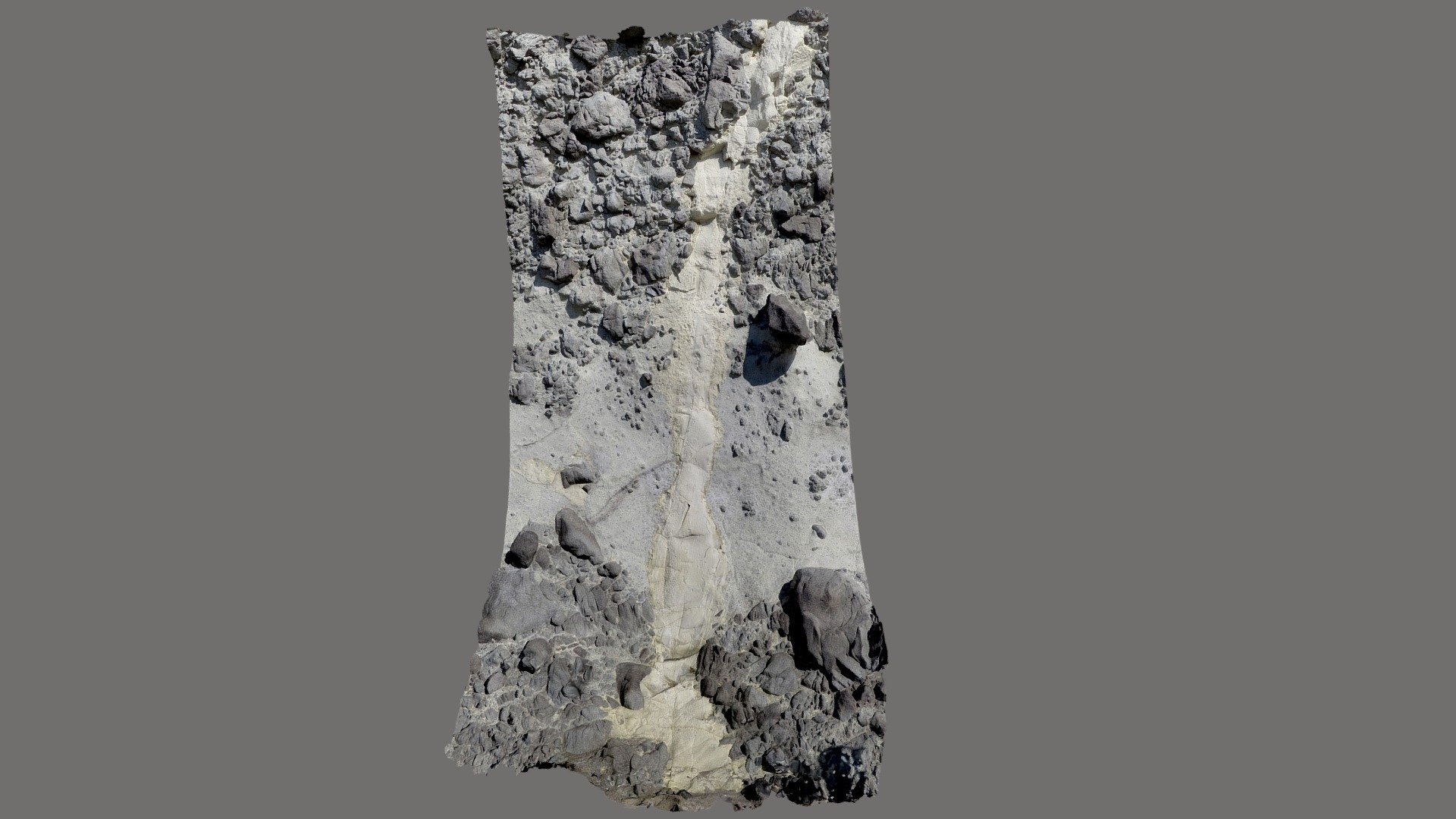 Fossil fumarole in andesitic breccia, Spain - Download Free 3D model by ...