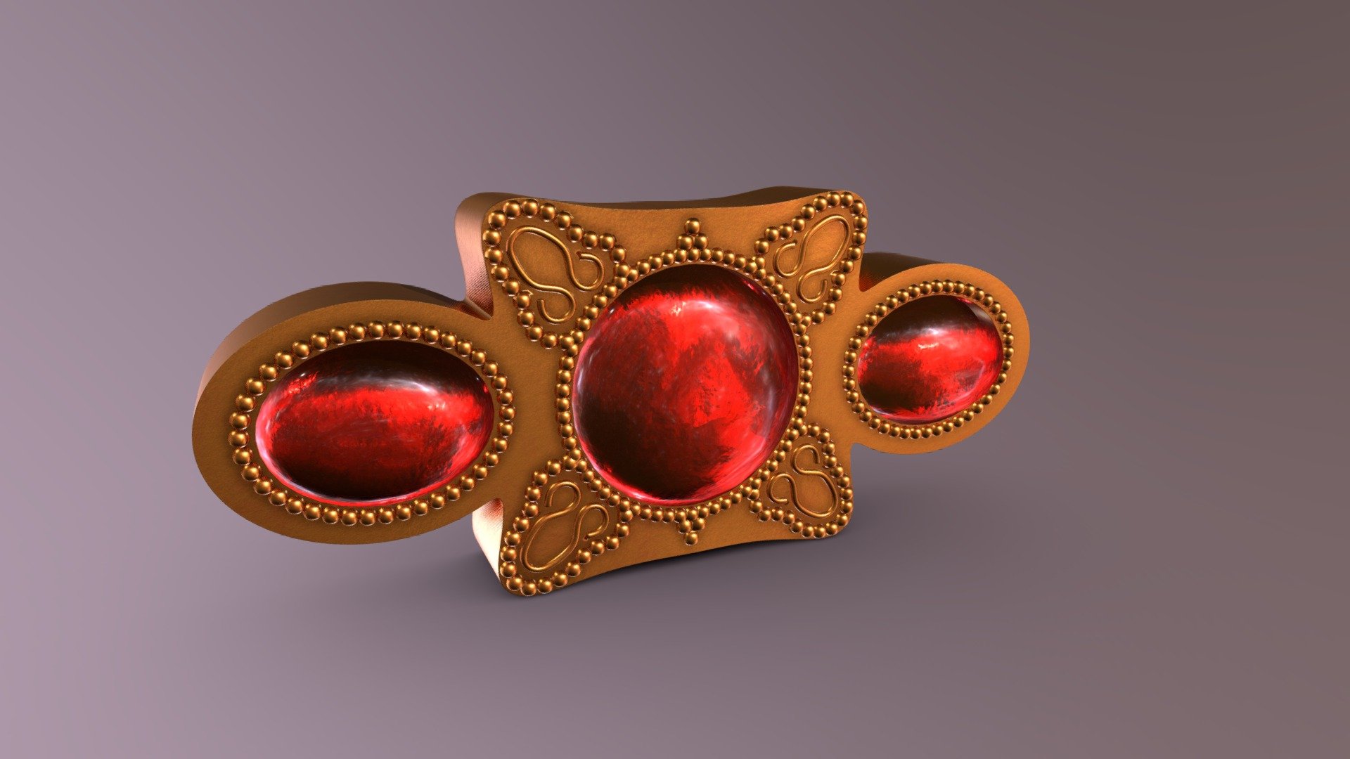 Xazar (Khazar) Bead Pendant - 3D model by BilgeBitig [3ab2775] - Sketchfab