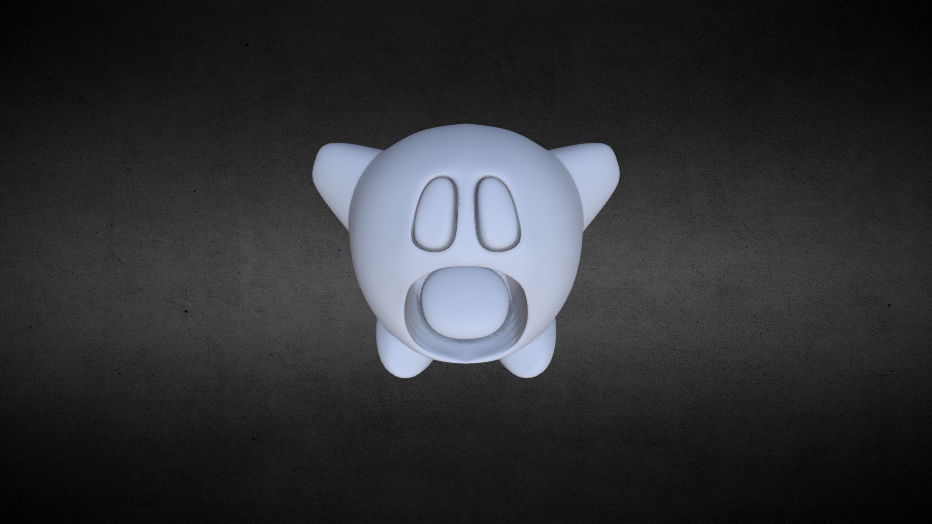 Kirby (without textures) - 3D model by lafry [3ab2ac6] - Sketchfab