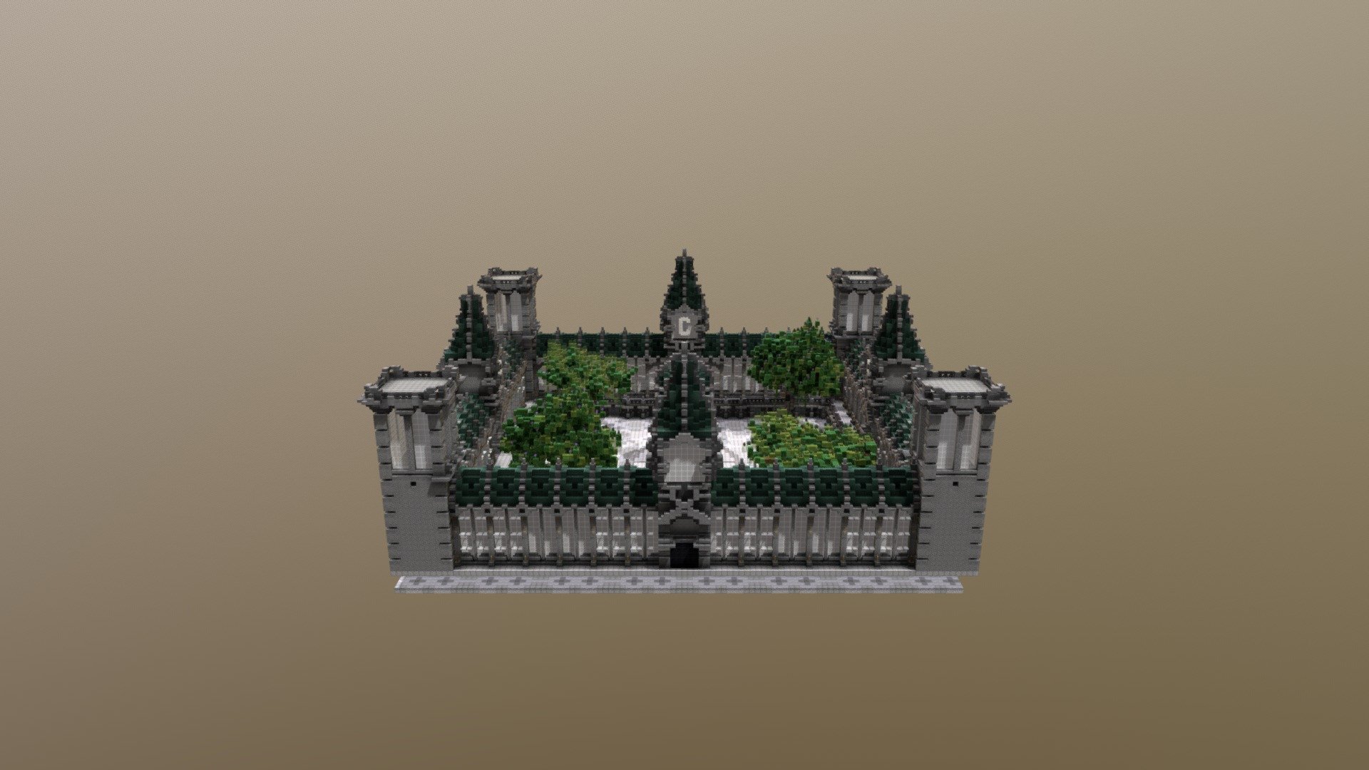 100x100 Prison Spawn - 3D model by SedateChip03 [3ab3177] - Sketchfab