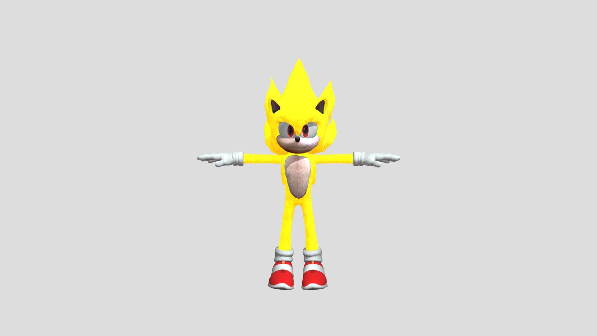 Movie/Paramount Super Sonic - 3D model by sonicfan09211 [3ab590f ...