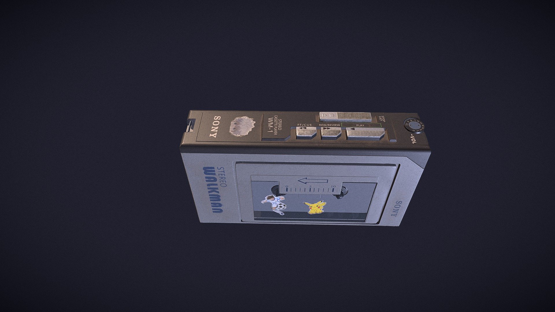 Sony Walkman - 3D model by A.Y.M [3ab675d] - Sketchfab