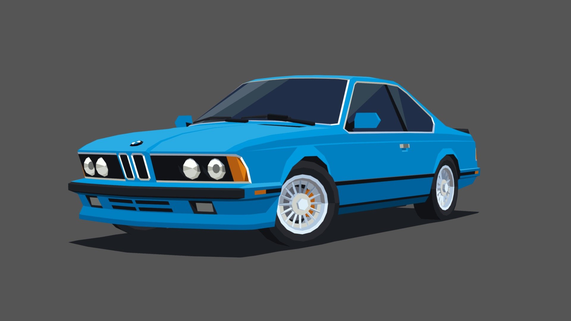 BMW e24 '88 - 3D model by biegnoncy [3ab7070] - Sketchfab