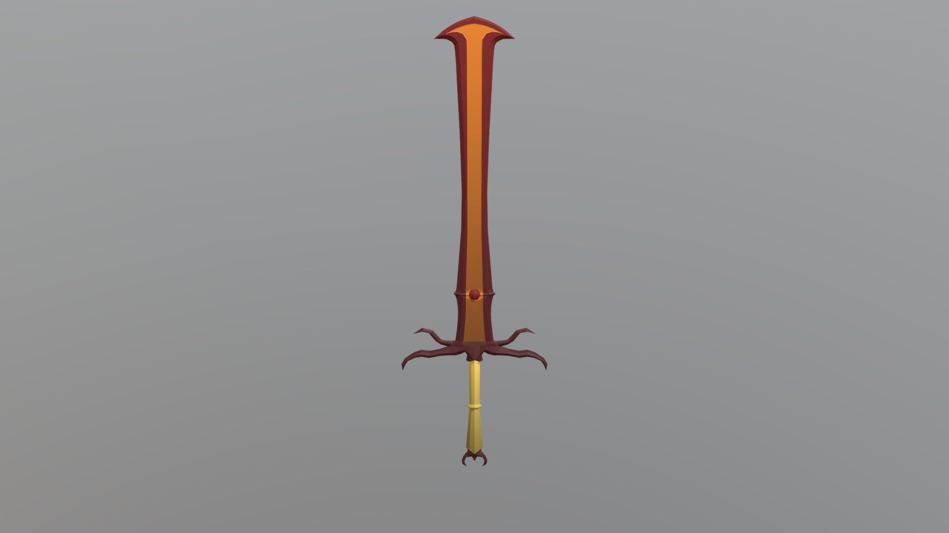 Fire Sword - 3D model by Jorge Veiga Jr (@jorgezero) [3ab8483] - Sketchfab
