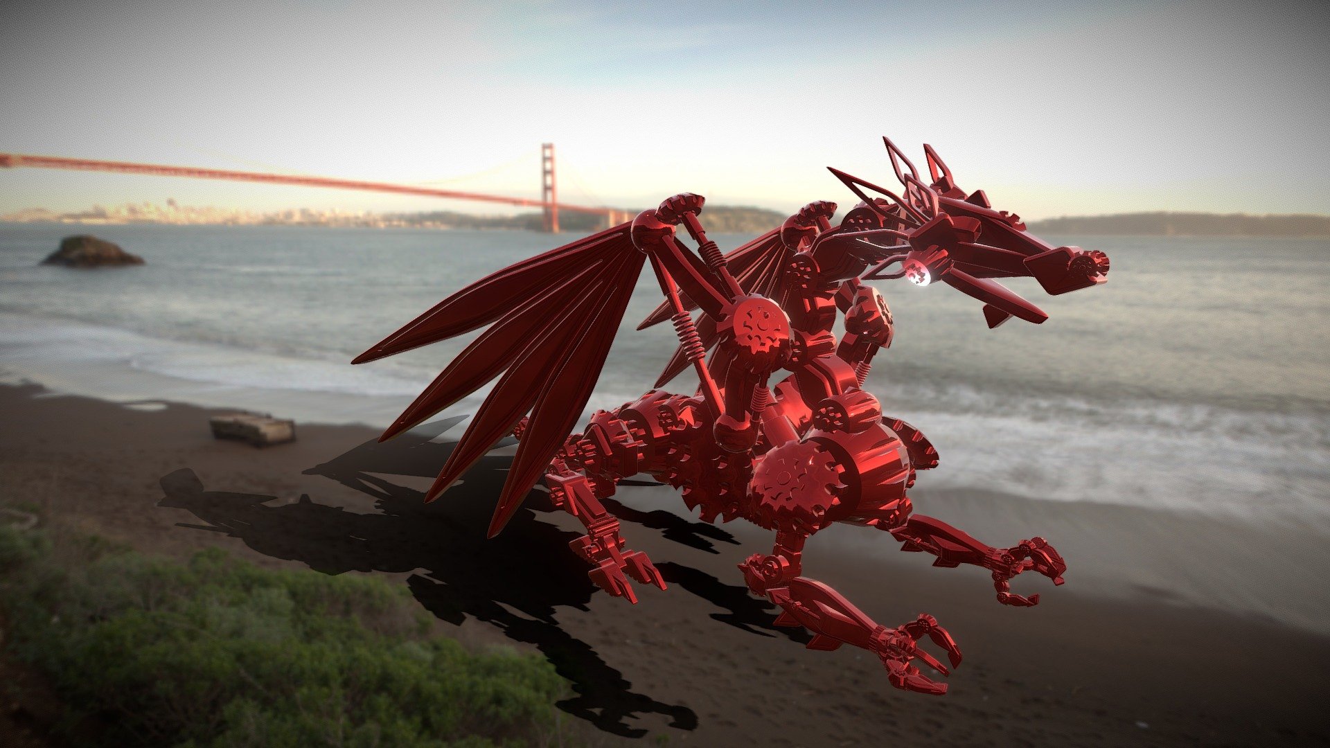 The Tinker Dragon Rises - 3D model by whitewings6625 [3ab9a9c] - Sketchfab