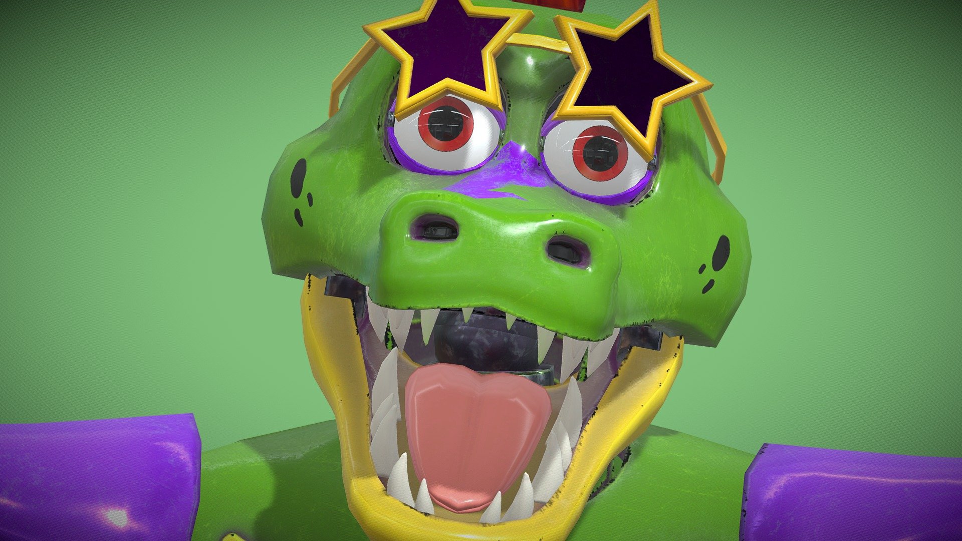 Monty Gator - Download Free 3D model by Hallow (@Seraphirax) [3abc3bb ...