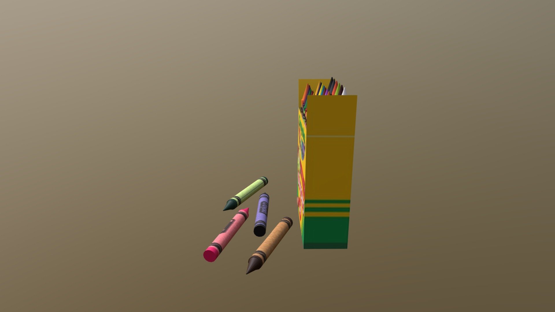 Crayons - 3D model by 1bilstacia [3abd125] - Sketchfab