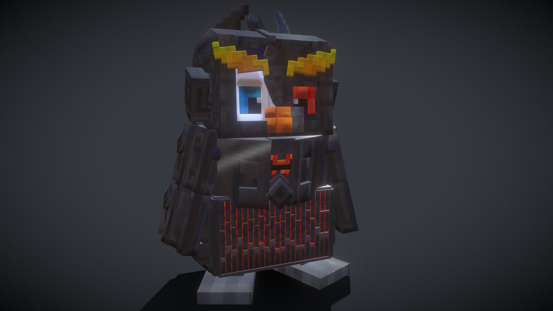Cyborg Penguin - 3D model by Banathe [3abe657] - Sketchfab