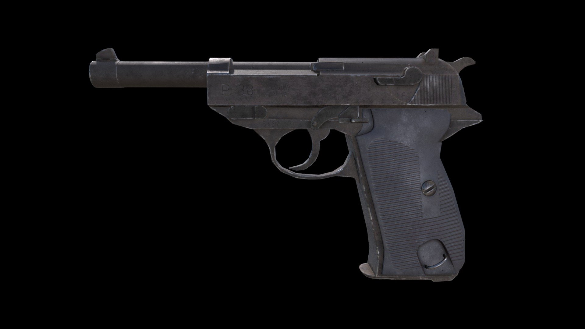 REALISTIC GUN - 3D model by Israel GG (@israelGG) [3ac08d3] - Sketchfab
