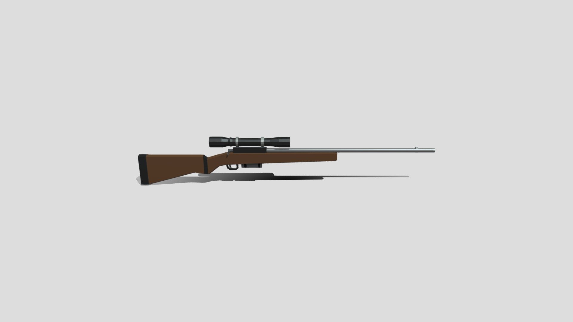 Low Poly Sniper Rifle - 3D model by Tessy [3ac0fa3] - Sketchfab