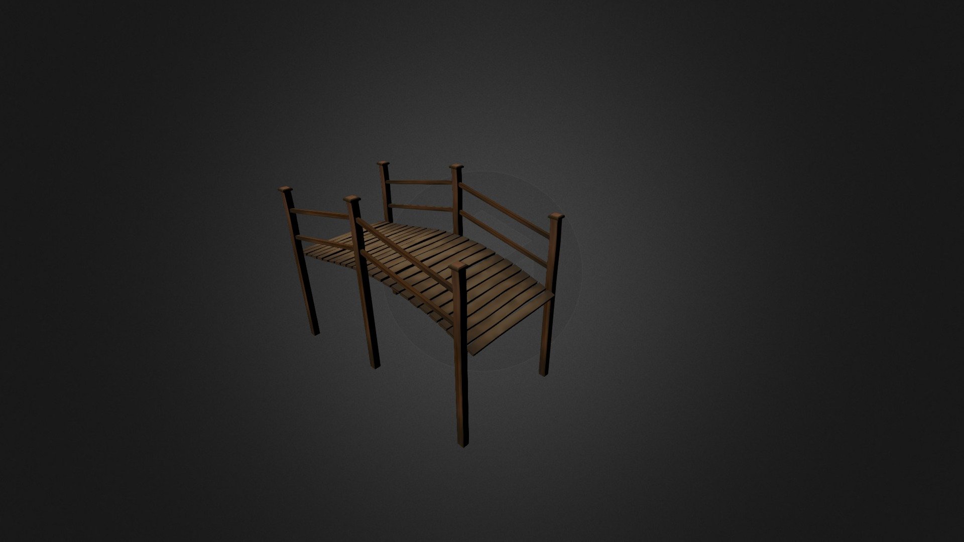 WoodBridge 02 - 3D model by bishop [3ac13d6] - Sketchfab