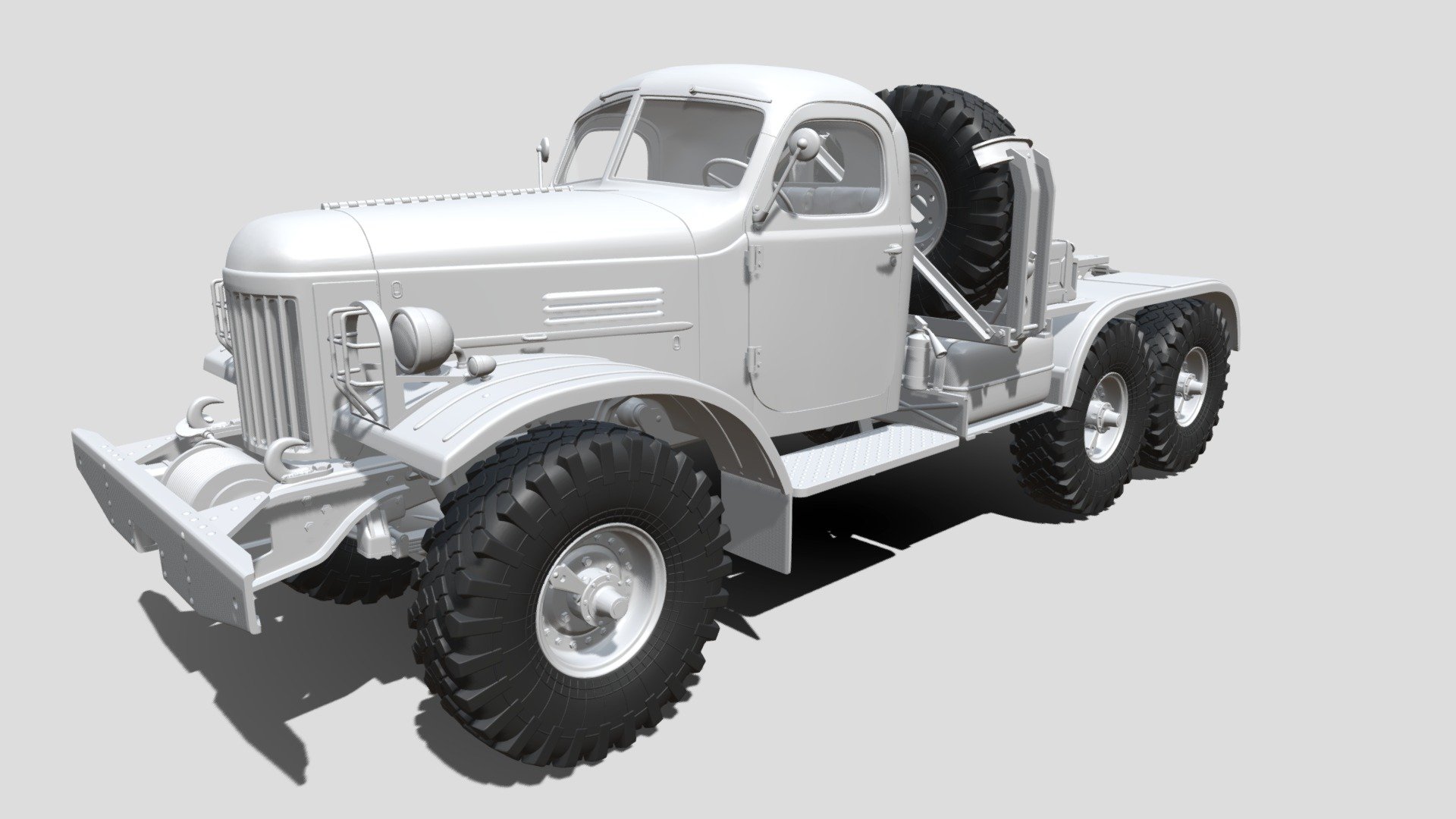 Zil-157 Truck (N1) - 3D model by Zenislew [3ac1fa8] - Sketchfab
