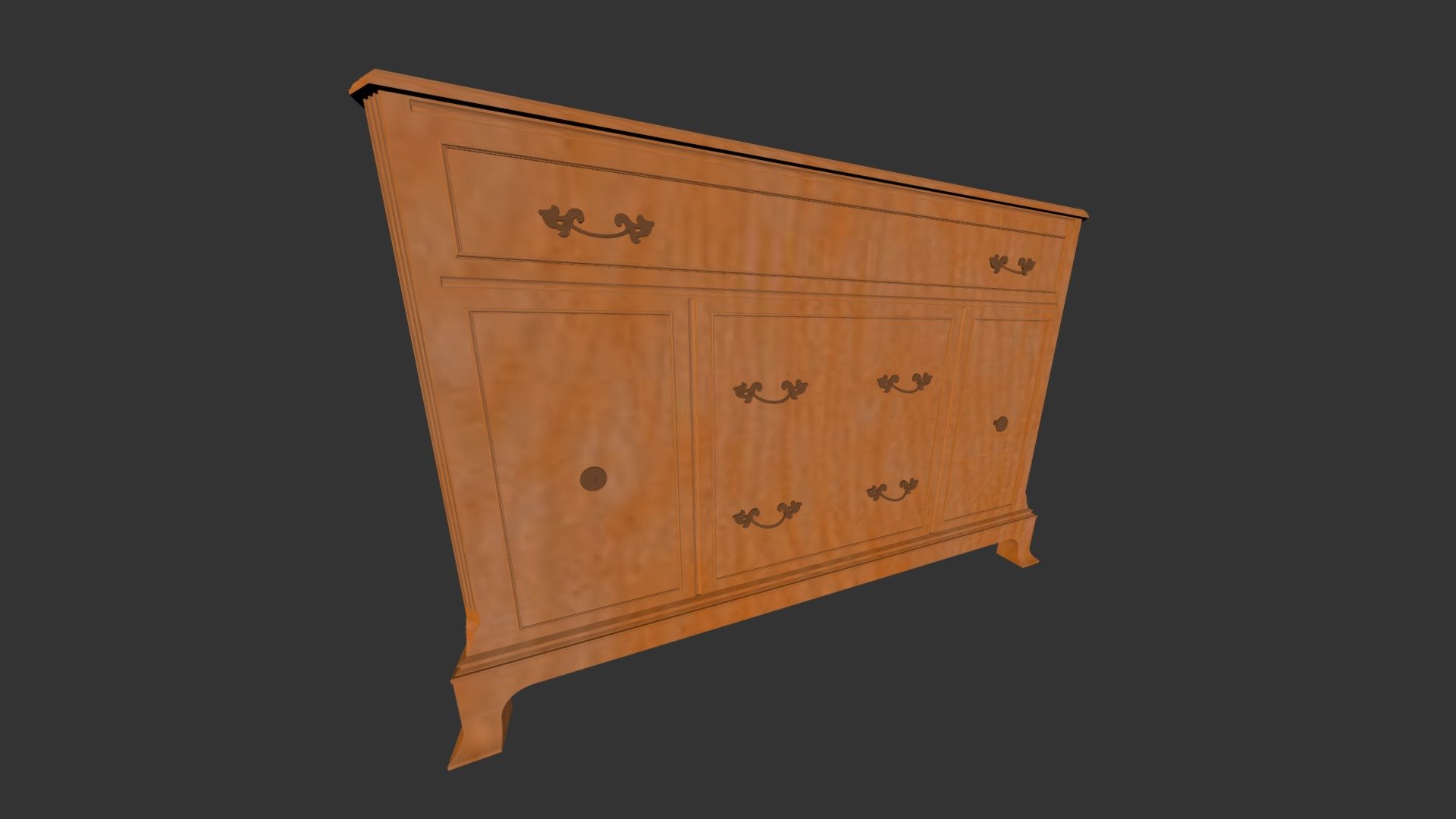 Tan Buffet - 3D model by merlinkatz [3ac27e5] - Sketchfab