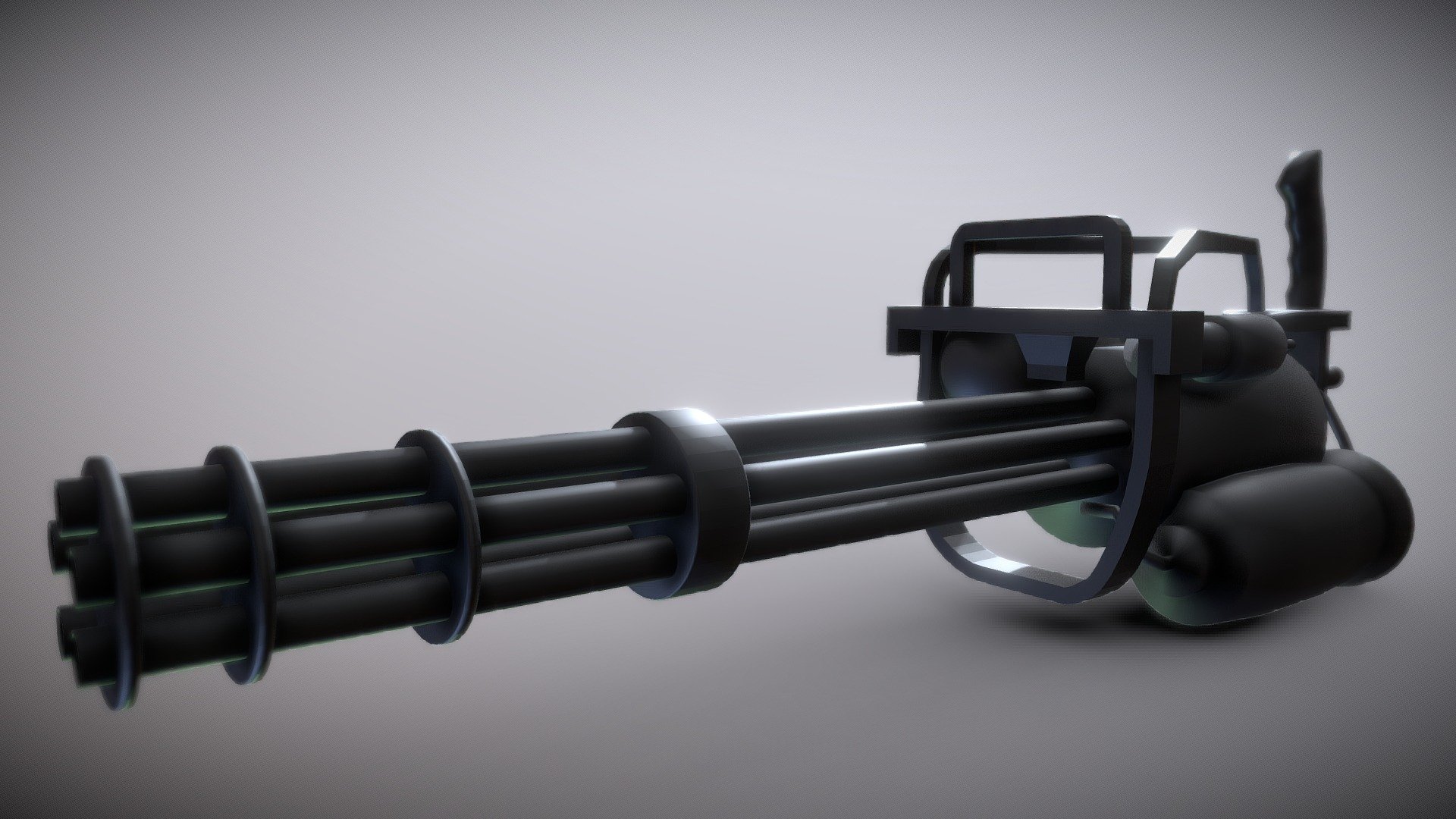 M134-A2 minigun - Download Free 3D model by David06 [3ac2cd5] - Sketchfab