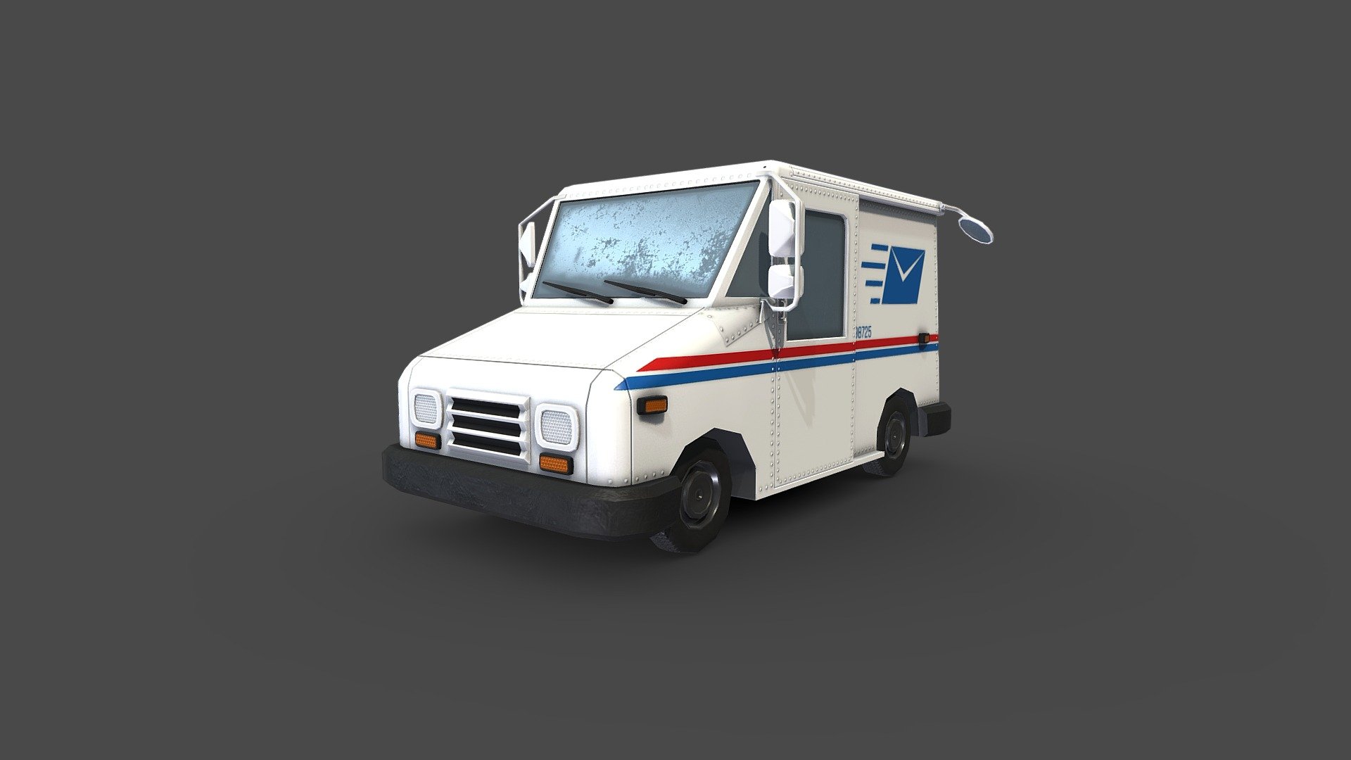 Mail Truck - Buy Royalty Free 3D model by Evan Hiltz (@evan.hiltz ...