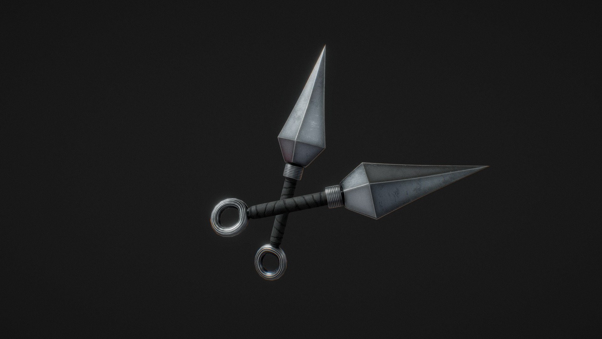 Ninja Kunai - Buy Royalty Free 3D model by Isaack - Tacko The 3D Guy ...