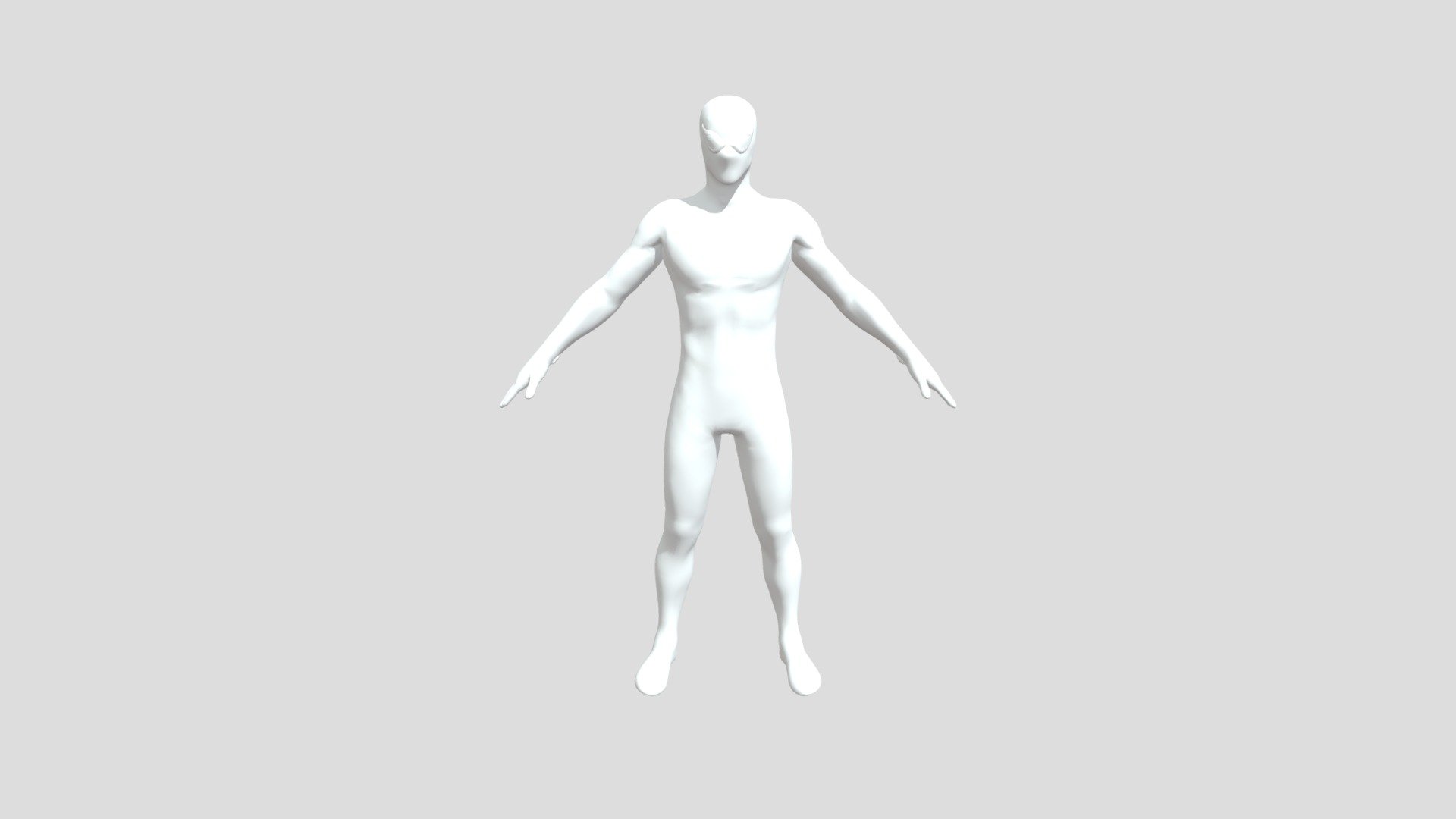 Spiderman (no color) - Download Free 3D model by preston22adams ...