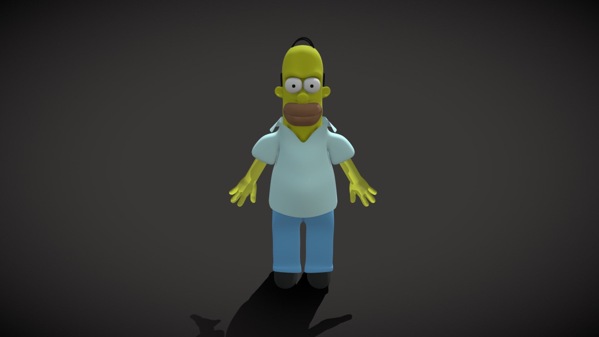Homer Simpson - 3D model by bskal [3ac517e] - Sketchfab