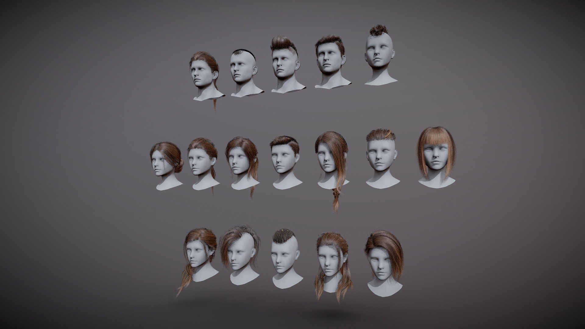 G2 Hair Cards Collection 01 - Buy Royalty Free 3D model by Quang Phan ...