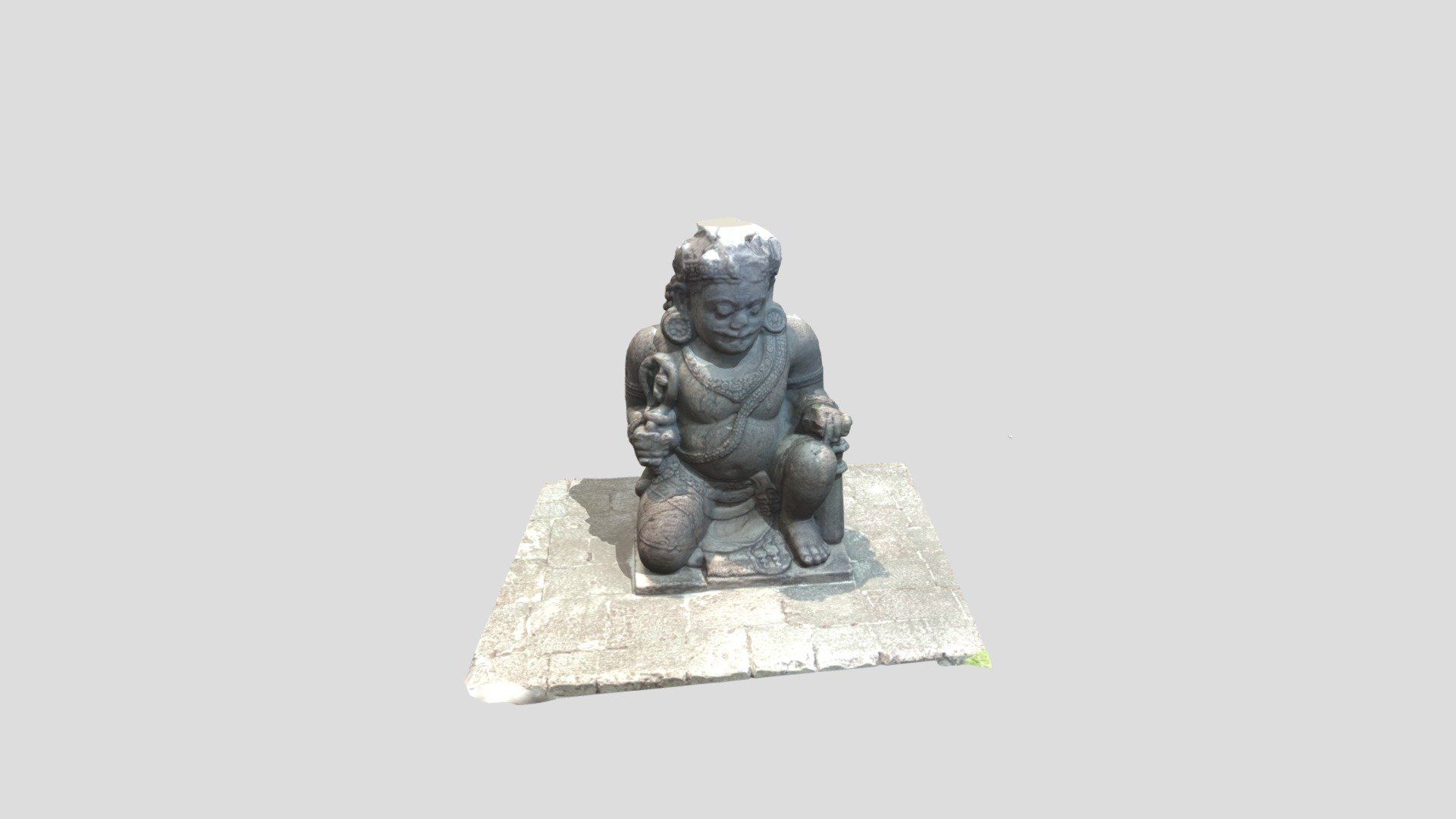 Arca Dwarapala Candi Plaosan - 3D model by Mandira Digital Museum ...