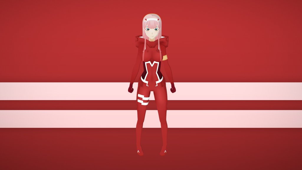 Zero two - A 3D model collection by chelvinyoga - Sketchfab