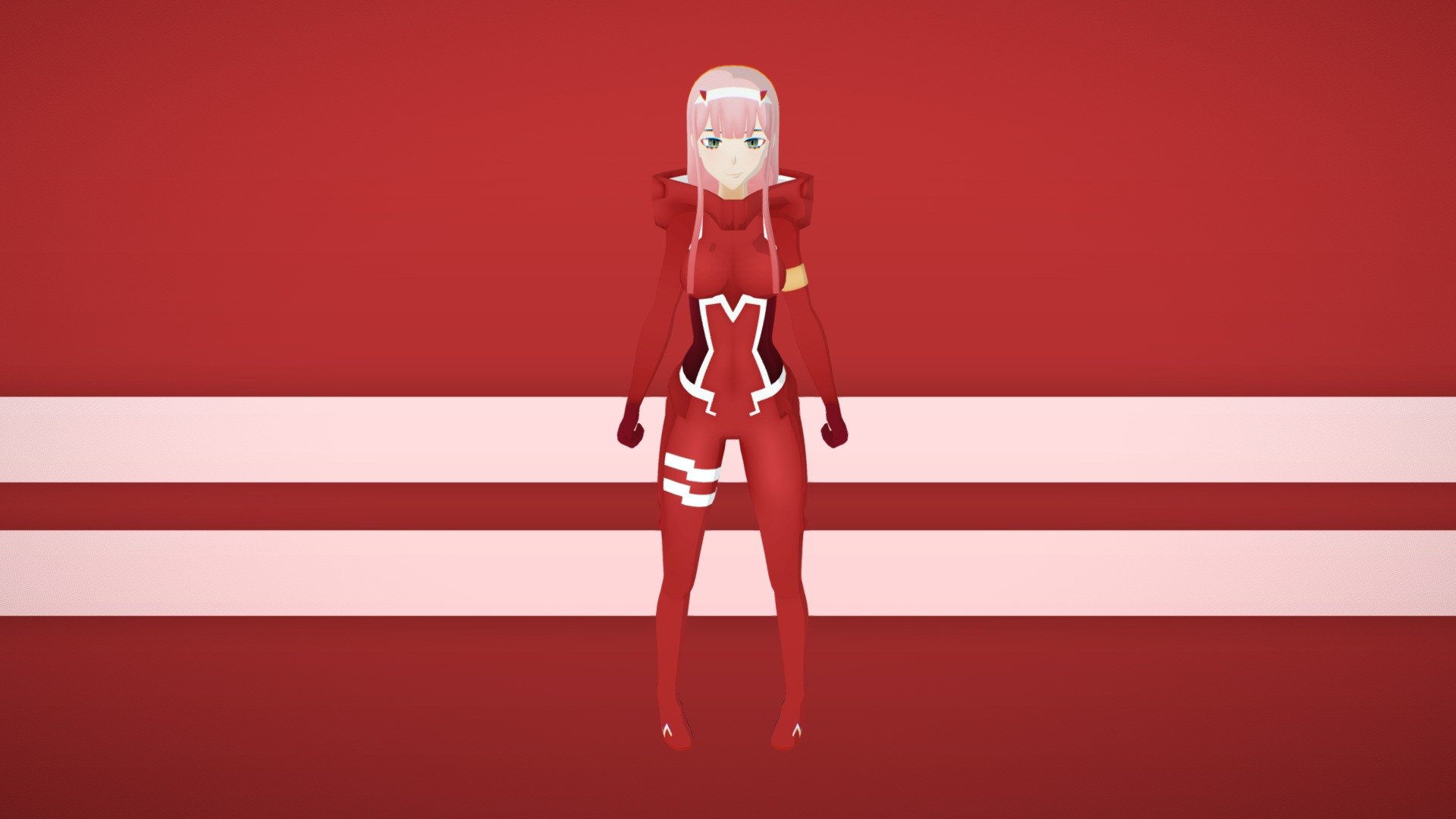 ZeroTwo - 3D model by V--R [3ac67f0] - Sketchfab