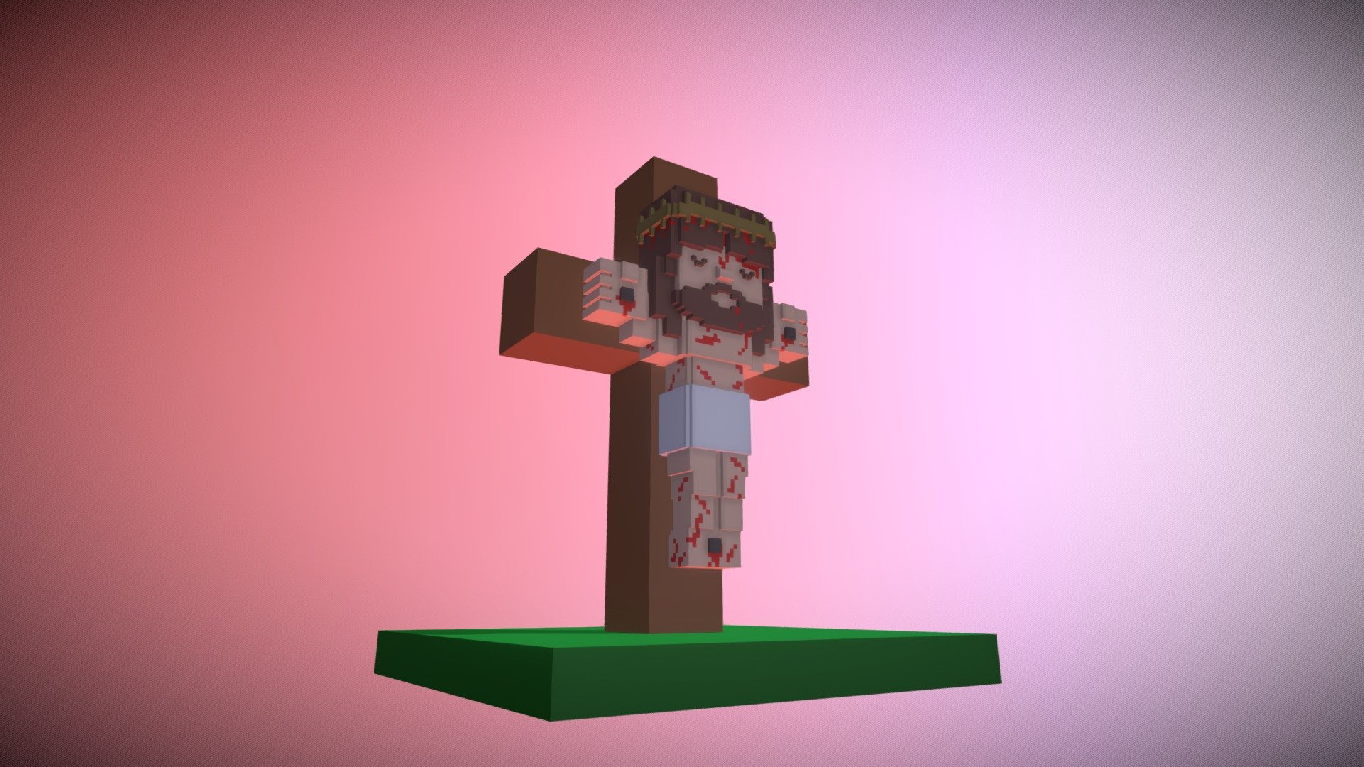 +JESUS+ - Download Free 3D model by bong_voxel (@bongcature) [3ac8c37 ...