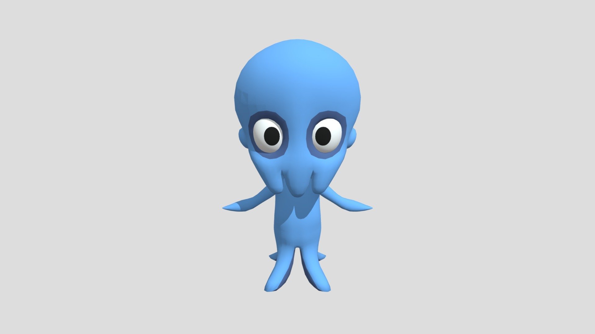 Chibi Octopus Character - Download Free 3D model by ShadyStuff [3ac9c74 ...