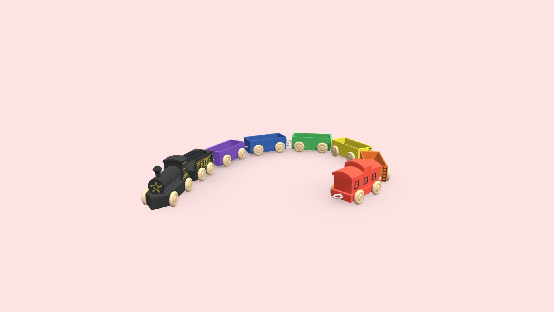 Train Toy Wood - Download Free 3D model by Kazu_artts (@kazu.artts ...