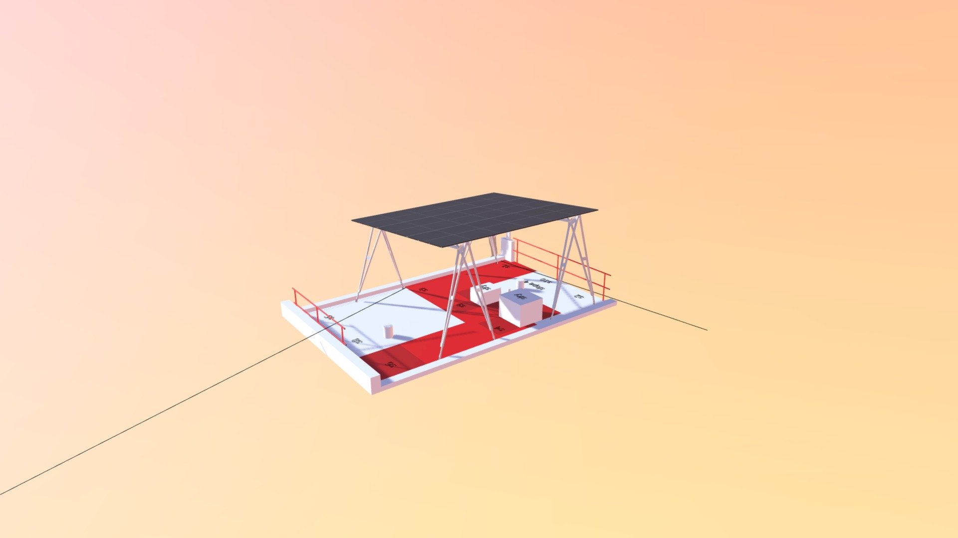 22-24 36th St 18 Mod Canopy Final - 3D model by Brooklyn SolarWorks ...